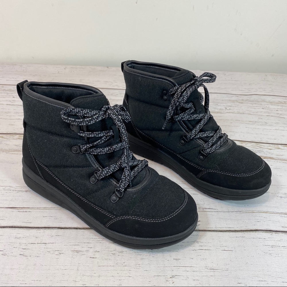 Clarks Black Cabrini Cove Cloudsteppers Boots - Gem